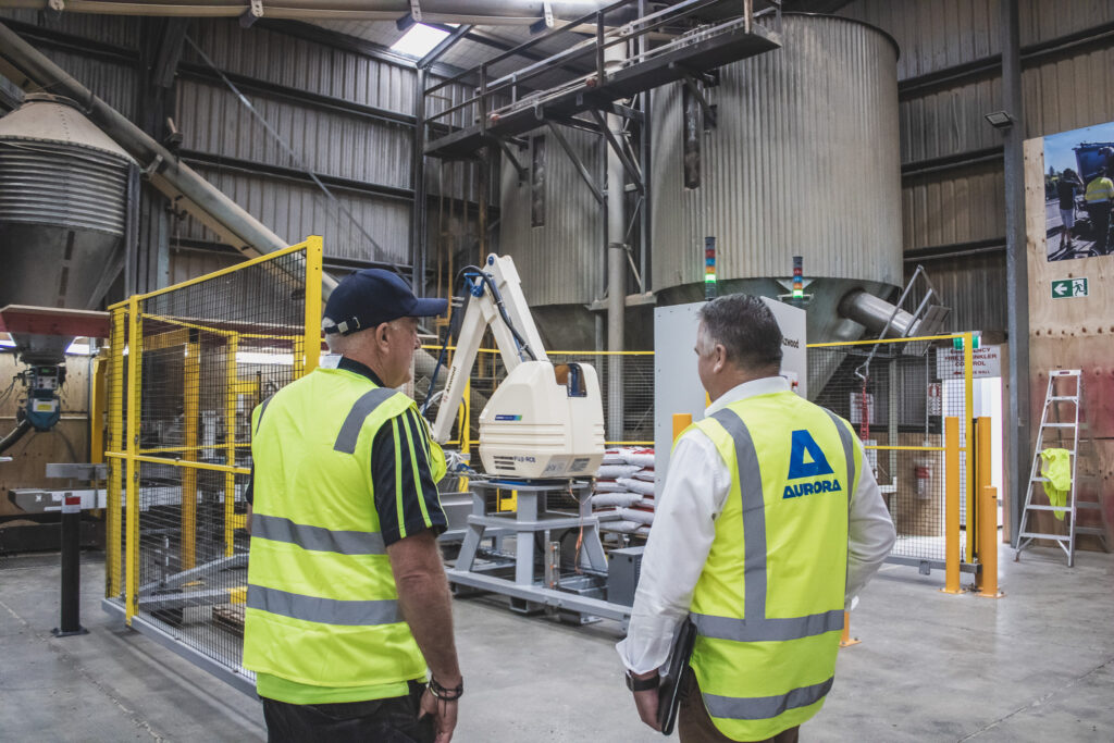 Robotic Palletizing Skid System | Aurora