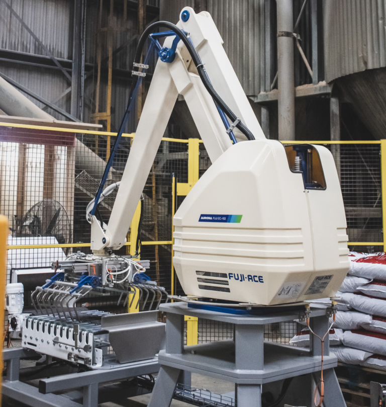 Robotic Palletizing Skid System | Aurora